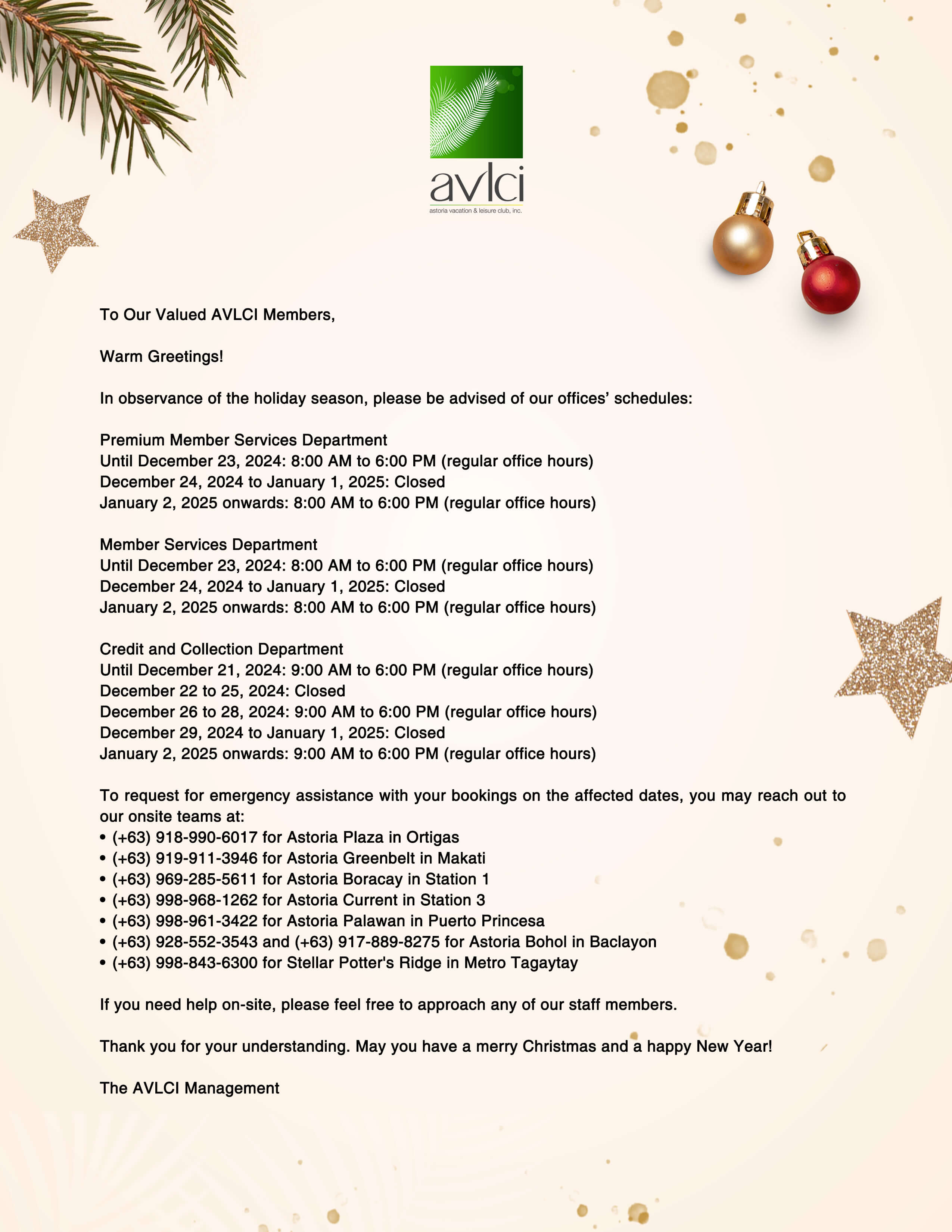 AVLCI Membership Benefits - Astoria Membership Club | AVLCI